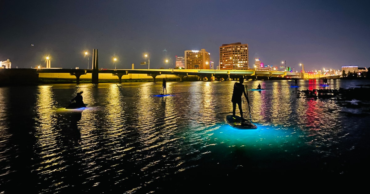 Orlando: Neon Night Glow Paddleboard or Clear Kayak Tour | GetYourGuide