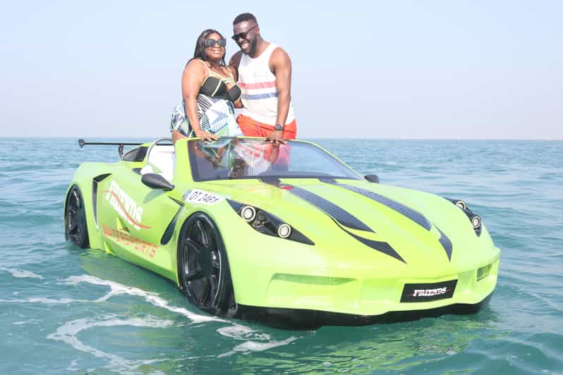Dubai: Jet Car to Burj Al Arab with Breakfast and Soft drink | GetYourGuide
