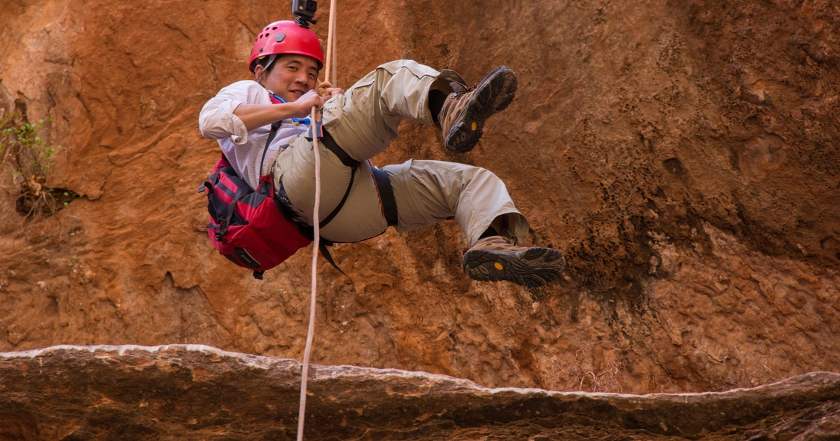 Moab: Morning or Afternoon Half-Day Rappelling Tour | GetYourGuide