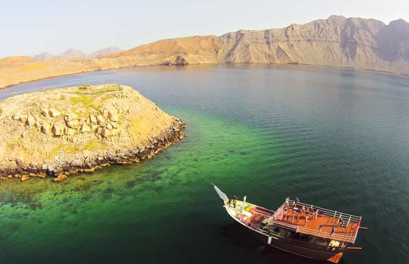 From Khasab: Musandam Fjords Private Overnight Dhow Cruise | GetYourGuide