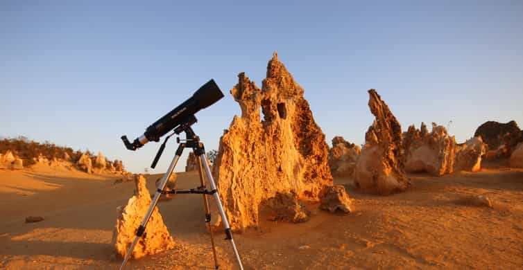 From Perth: Pinnacles Sunset and Stargazing Tour with Dinner | GetYourGuide