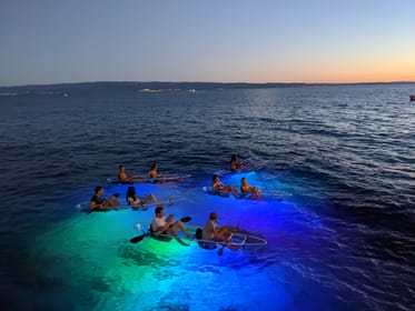 Split: Illuminated Evening Guided Kayaking Tour | GetYourGuide