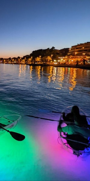 Split: Illuminated Evening Guided Kayaking Tour | GetYourGuide