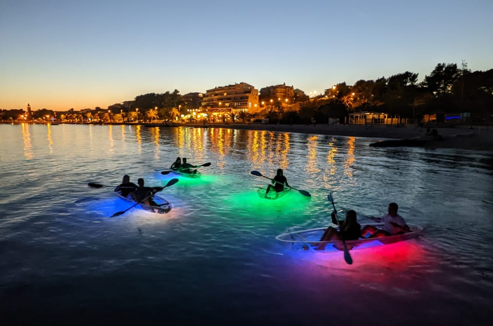 Split: Illuminated Evening Guided Kayaking Tour | GetYourGuide