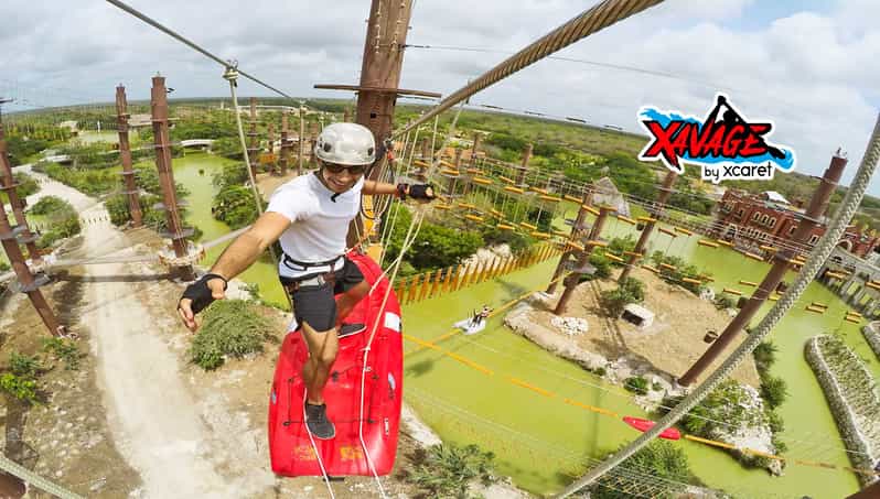 Cancun: Xavage Full Access Adventure Park Tickets w/Pickup | GetYourGuide