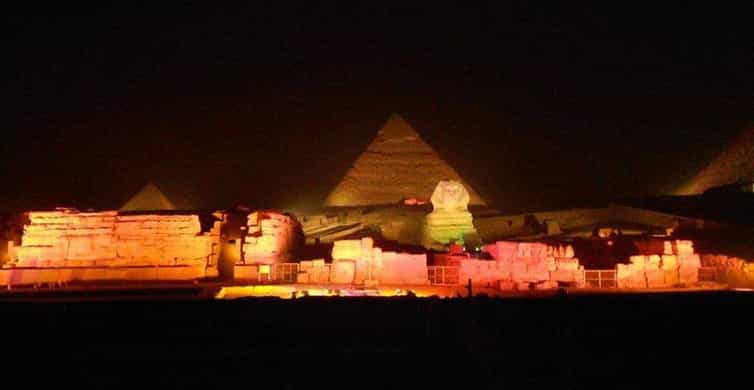 Cairo: Giza Pyramids Sound and Light Show with Dinner | GetYourGuide