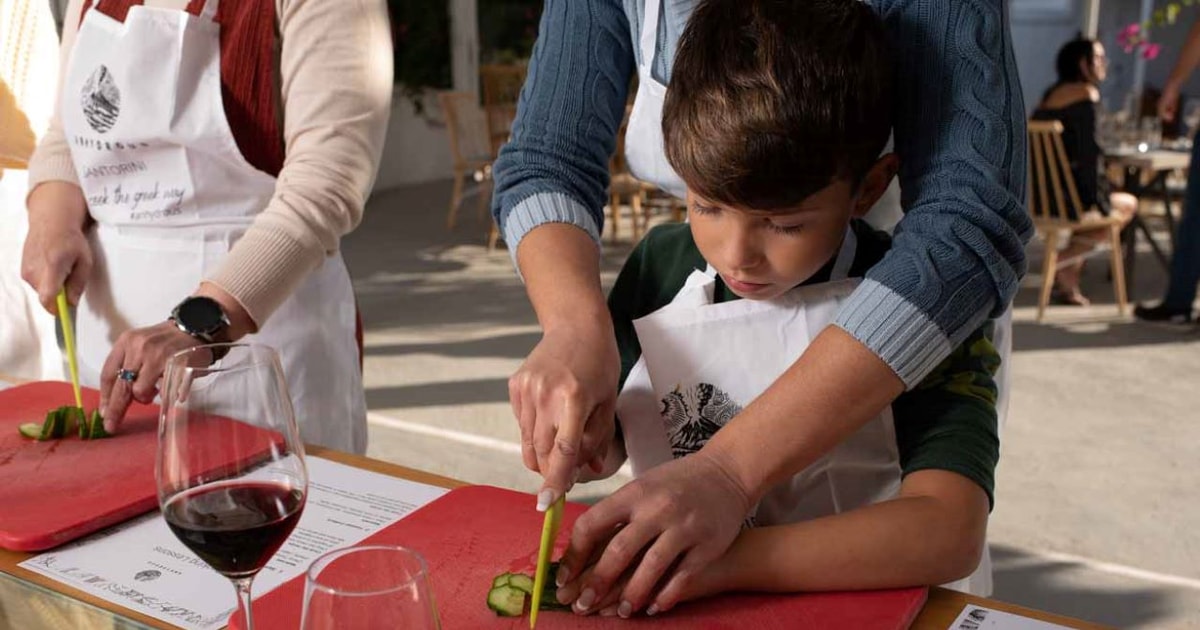 Santorini: Greek Food Cooking Class with Wine Tasting | GetYourGuide