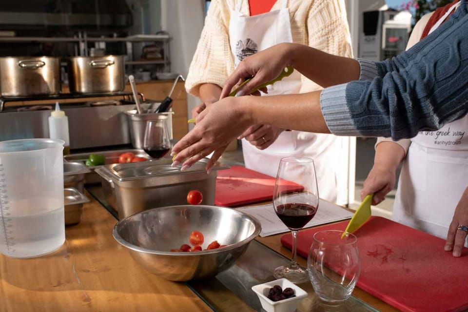 Santorini: Greek Food Cooking Class with Wine Tasting | GetYourGuide