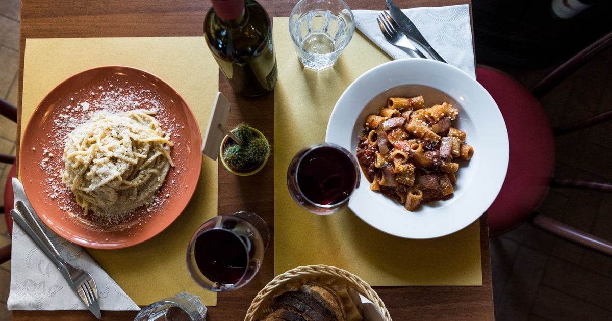 Rome: Trastevere culinaire tour in de schemering met wijnproeverij ...