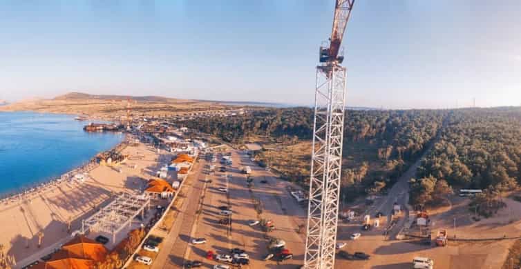 Novalja: Bungee toren ticket met panoramisch uitzicht op het strand van ...