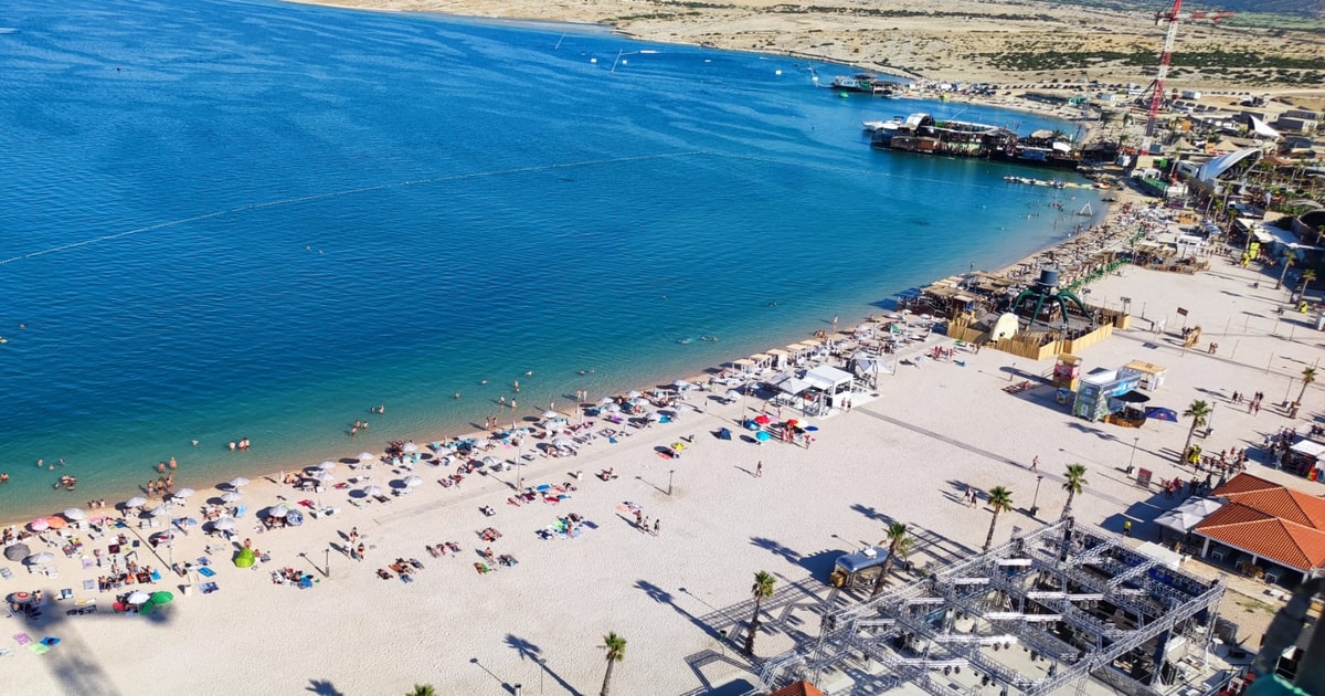 Novalja: Ticket für den Bungee-Turm mit Panoramablick auf den Strand ...