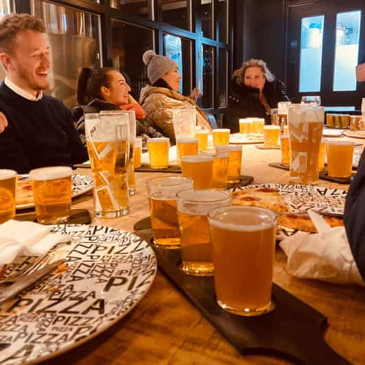 Liverpool: Brewery Bus Tour, 5 breweries, 12 beers, 1 pizza | GetYourGuide