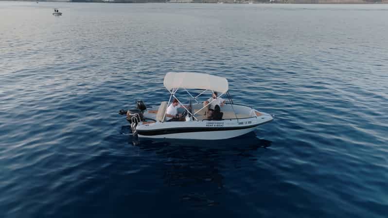 Santorini: Motorised Boat Full-Day or 5-Hour Rental | GetYourGuide
