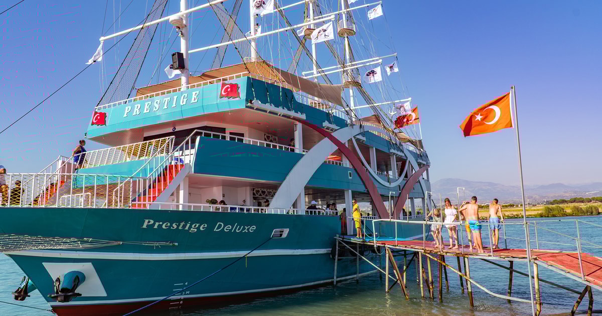 City of Side: Sightseeing Cruise w/ Swim Stops & Foam Party | GetYourGuide