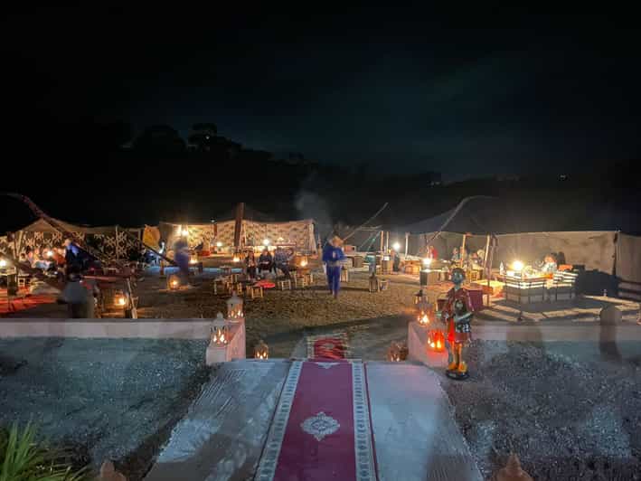 Agafay experience : Dinner with sun set camel or quad ride | GetYourGuide