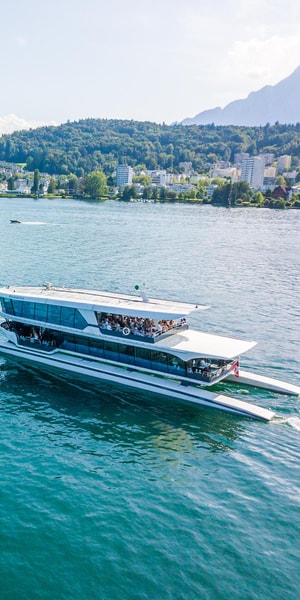 Lucerne: Round-Trip Catamaran Cruise on Lake Lucerne | GetYourGuide
