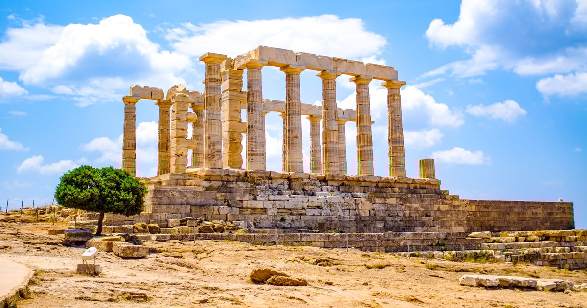 De Atenas: Visita guiada ao Templo de Poseidon e ao Cabo Sounion ...