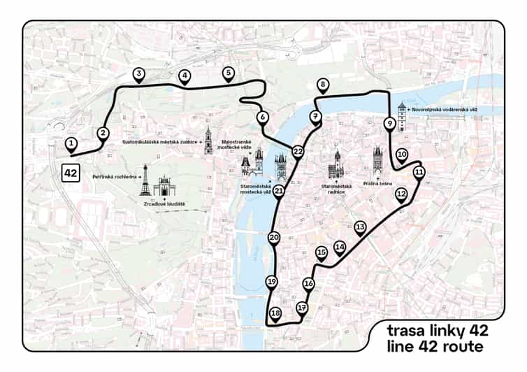 Prague: Hop-on Hop-Off Historical Tram Ticket for Line 42 | GetYourGuide
