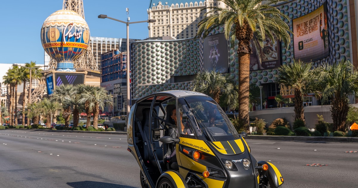 Las Vegas: Self-Drive Strip Tour in an Electric GoCar | GetYourGuide