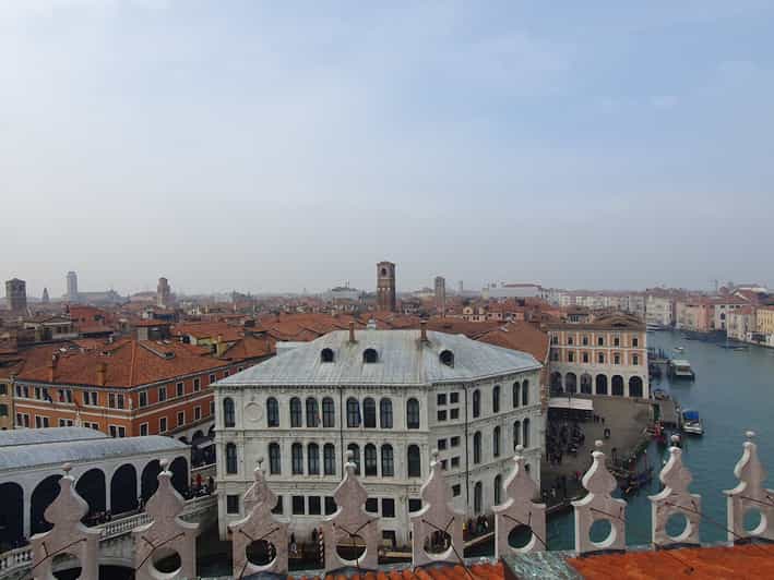 Veneția: Rialto, Guggenheim și turul pe jos al terasei Fondaco ...
