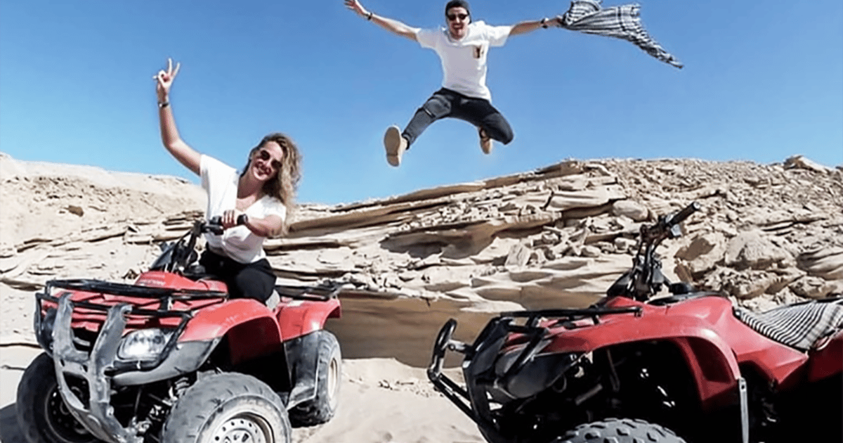 Sharm El Sheikh: Quad Bike no Deserto do Sinai com chá beduíno | GetYourGuide