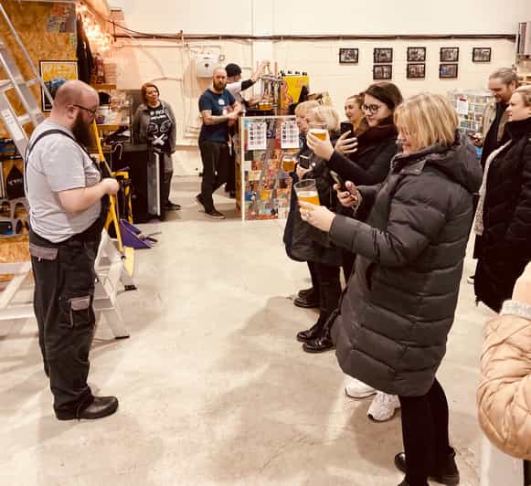 Liverpool: Brewery Bus Tour, 5 breweries, 12 beers, 1 pizza | GetYourGuide
