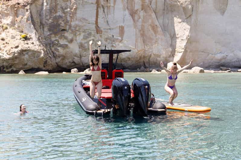 From Pollonia: Kimolos, Poliegos, & Milos Private Boat Tour | GetYourGuide