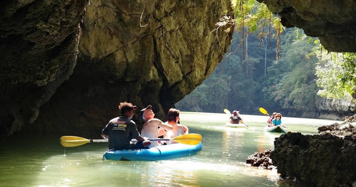 From Phuket: Phangnga Bay Boat & Kayak Tour with Transfer | GetYourGuide