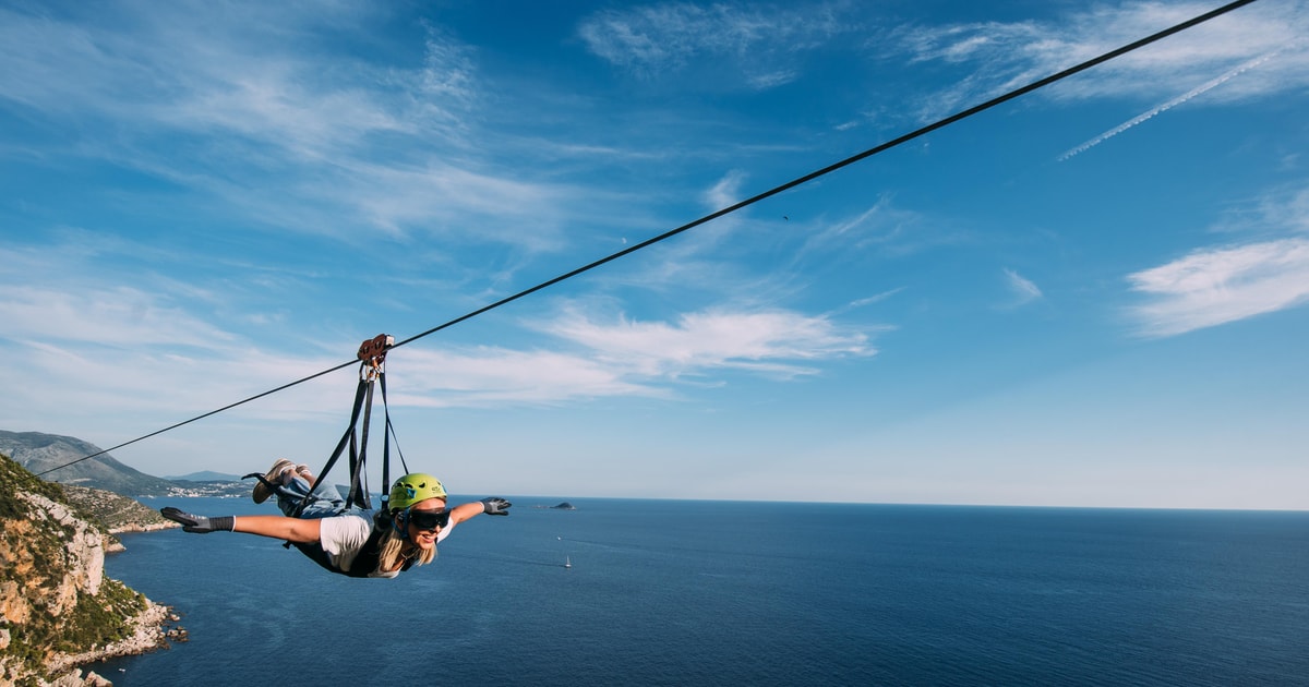 Dubrovnik: Aventura en tirolina con Superman de 900 metros | GetYourGuide