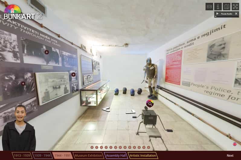 Tirana : Visite virtuelle des bunkers d'art Bunk'Art 1 et 2 | GetYourGuide