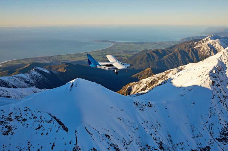 Kaikoura: Extended Flight Whale Watching & Mountain tour | GetYourGuide