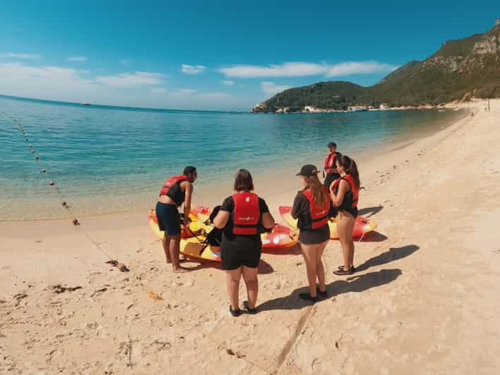 Arrábida: Kayak & Wild Beach Snorkeling with Pickup Option | GetYourGuide