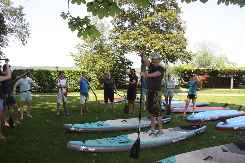 SUP beginners course including tour | GetYourGuide