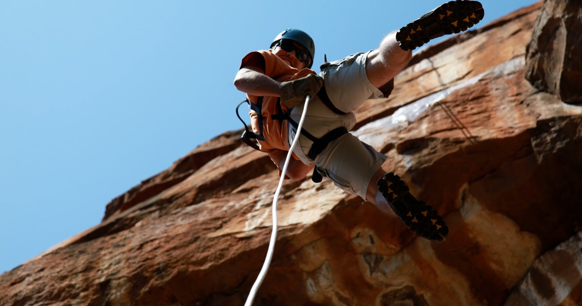 Extreme Abseil, 55m high with lovely hike back to the top. | GetYourGuide