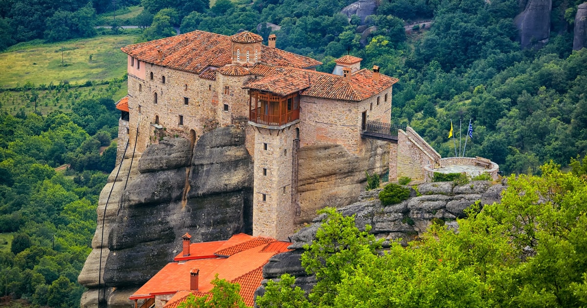 Da Atene: Escursione di Meteora in autobus con pranzo opzionale ...