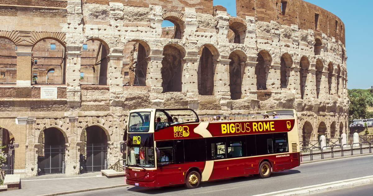 Rome: Big Bus Hop-on, Hop-off Open-Top Sightseeing tour | GetYourGuide