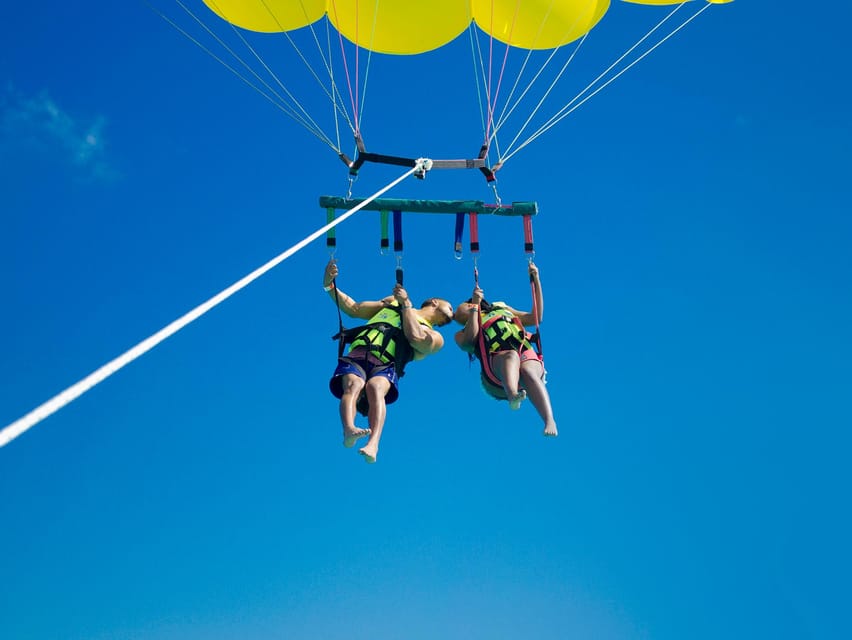 Cancún: Parasailen en jetskiën in de baai van Cancún | GetYourGuide
