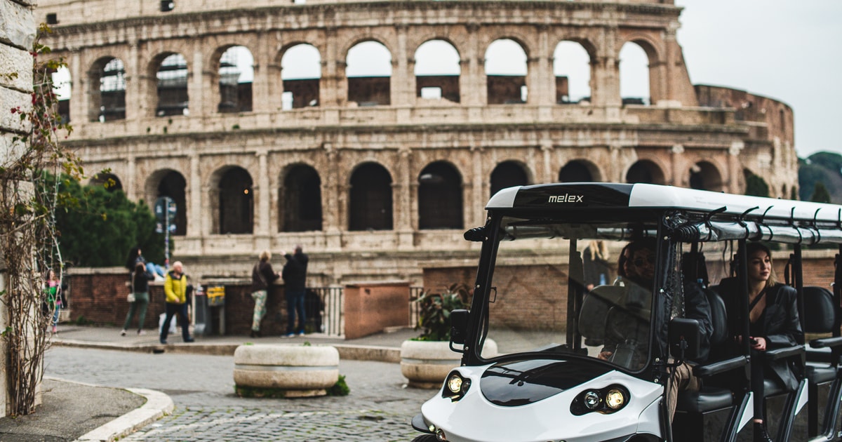 ローマ：ゴルフ カートによるシティ ハイライト ガイド付きツアー | GetYourGuide