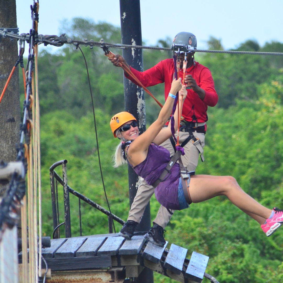 Buggy Ride, Zipline Splash & Waterfall Pool Combo with Lunch | GetYourGuide