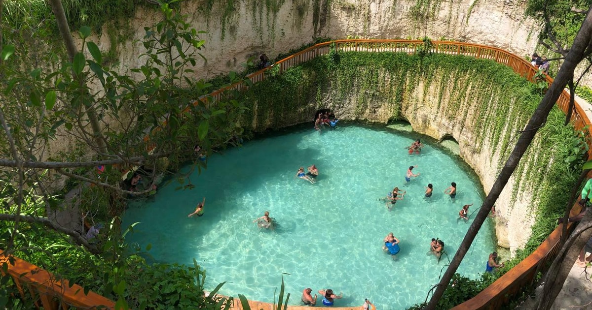 Punta Cana: Blue Lagoon Cenote, vandfaldspool og flodtur | GetYourGuide