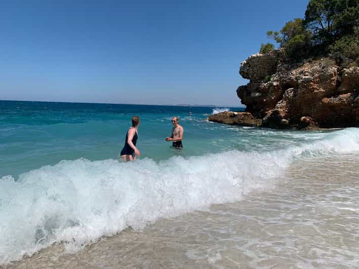 Desde Vlorë: Cueva de Haxhi Ali y Excursión en lancha rápida a ...
