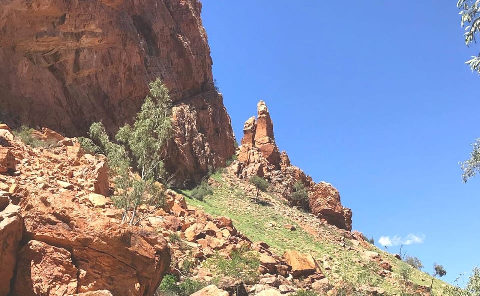 Alice Springs: Simpsons Gap zonsondergang aquarel schilderen klasse ...