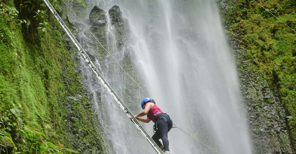 La Fortuna: Waterfall Rappelling and Canopy Zip Lining Tour | GetYourGuide