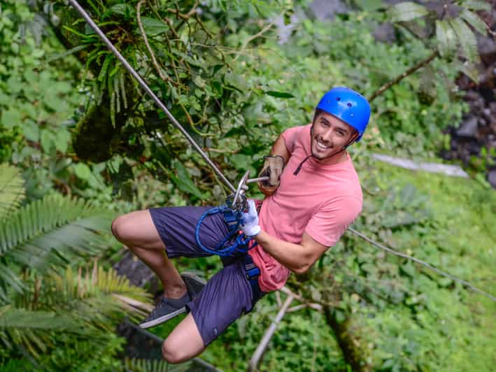 La Fortuna: Waterfall Rappelling and Canopy Zip Lining Tour | GetYourGuide