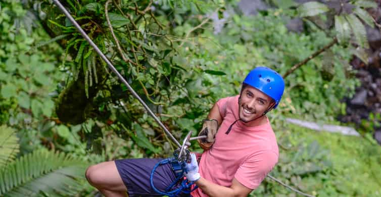 La Fortuna: Waterfall Rappelling and Canopy Zip Lining Tour | GetYourGuide