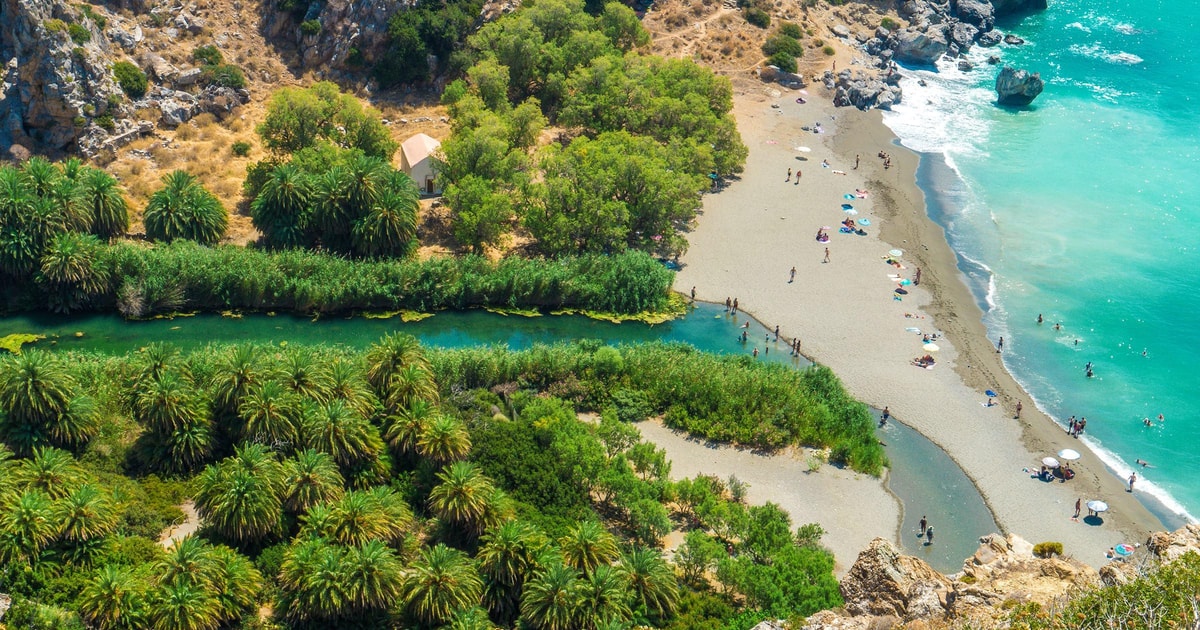 Kreta: Geführte Tagestour zum Strand von Preveli mit Transfer ...