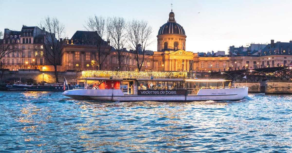 🛳️ Paris: Evening River Cruise with Music No booking fee | Paris River ...