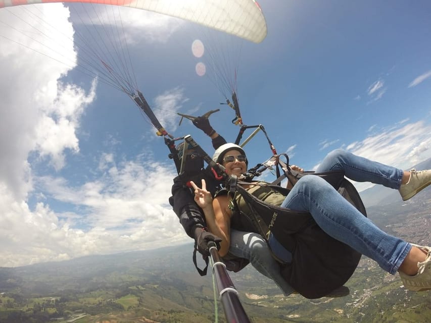 From Medellín: Paragliding Tour with GoPro Photos & Videos | GetYourGuide