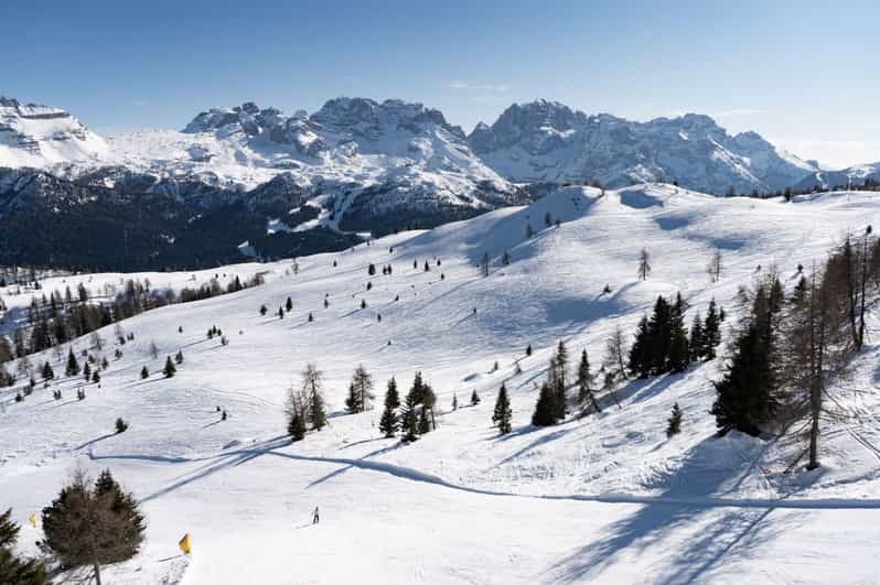 Pinzolo: Dolomiti di Brenta Ski Tour with Ski Pass Included | GetYourGuide