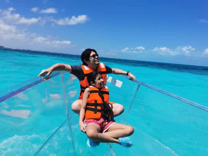 Cancun: Clear Boat Tour with Beer | GetYourGuide